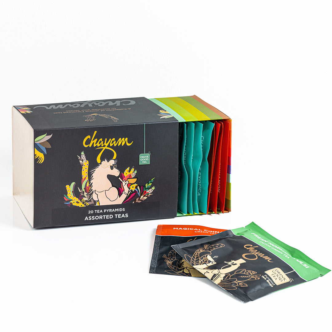 Assorted Green Tea Bags – CHAYAM